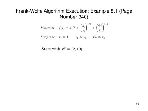 Ppt Chapter 8 Linearization Methods For Constrained Problems Powerpoint Presentation Id1197953