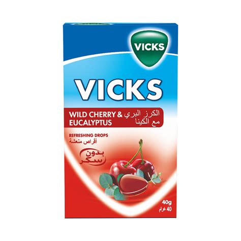 Buy Vicks Soothing And Refreshing Cough Drops Cherry 40 G Online At Best