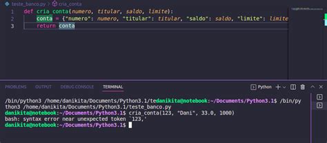 Erro De Sintaxe No Código Python Entendendo A Orientação A Objetos Alura Cursos Online De