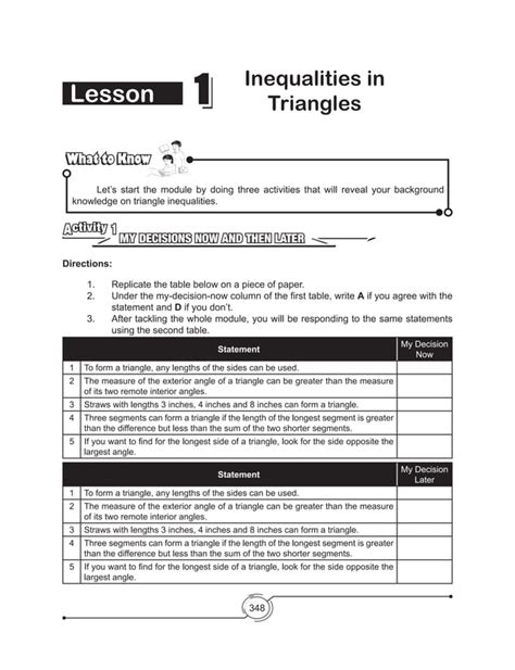 Triangle Unequality Theoremspdf