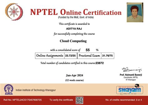 Cloudcomputing Nptel Techskills Cloudtechnology Iitkharagpur