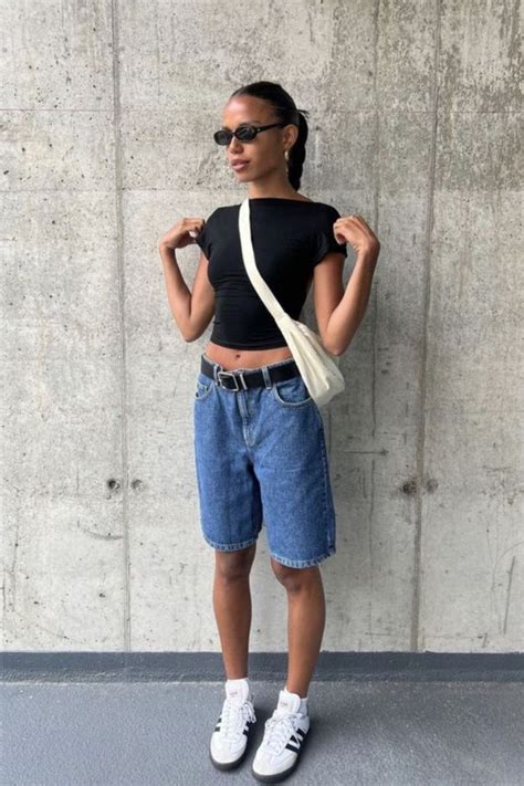 Jorts Outfits Ideas 2024 Shorts Outfits Women Womens Casual Outfits