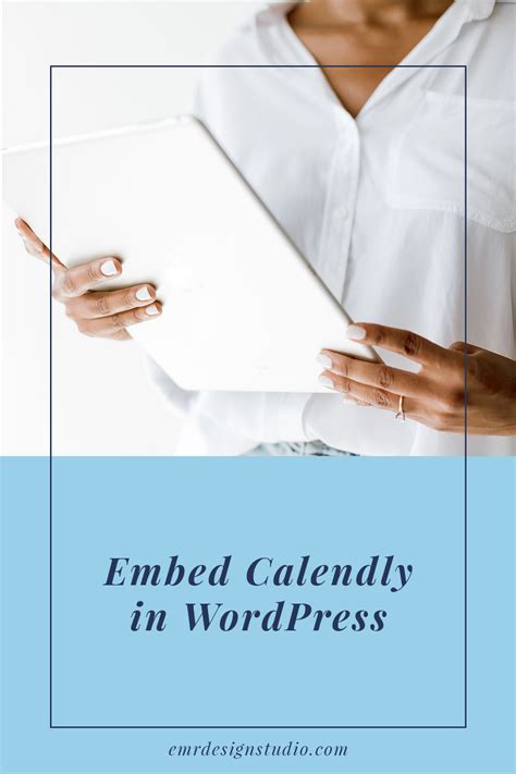 Embed Calendly In Wordpress Quickly And Easily Emr Design Studio