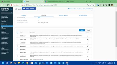 Ips Not Working On Home Edition Discussions Sophos Firewall Sophos Community Connect