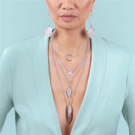 Boh Runga Sterling Silver Karearea Wing Necklace Cameron Jewellery