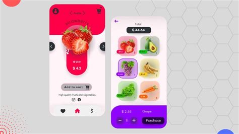 Ui Design Attractive Design Fruits Ui Shopping Fruits Ui