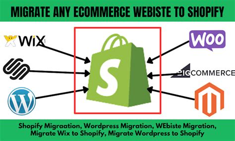 Migrate Wix Wordpress Woocommerce Magento To Clone Shopify Website