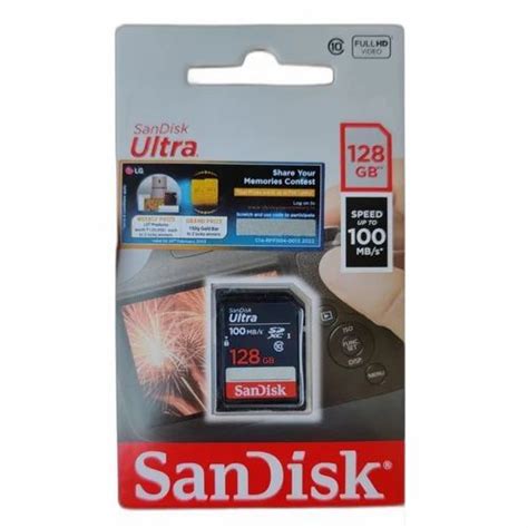 Sandisk Ultra 128 Gb Memory Card Size Microsd A1 Class 10 At ₹ 950