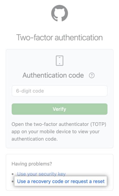Github Recovery Code Blog