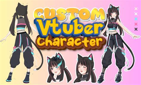 Create A Unique 2d Vtuber Avatar Or Redesign Your Existing Model With Live2d By Narum Fiverr