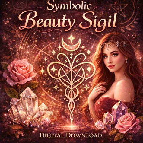 Symbolic Beauty Sigil Digital Product Etsy