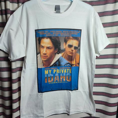 『マイプライベートアイダホmy Own Private Idaho』【mサイズ】映画 Bigプリントtシャツ 送料無料新品 リヴァー