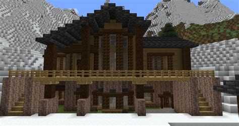Minecraft Building A Caves And Cliffs Ski Lodge Levelskip