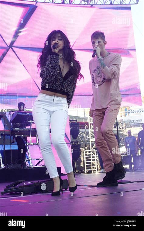 Machine Gun Kelly Camila Cabello On Stage For Kiis Fms Wango Tango
