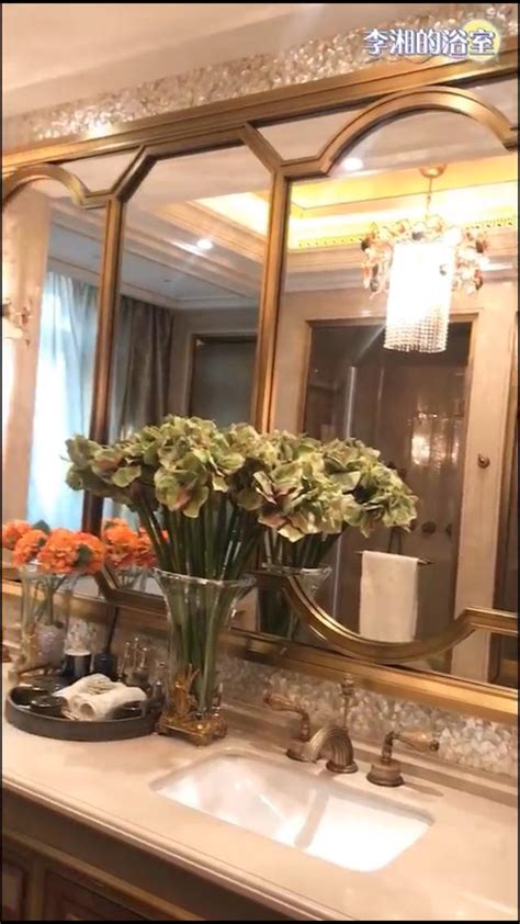 李湘的浴室金碧輝煌太豪華，秒殺寧靜與阿嬌的小澡盆 每日頭條