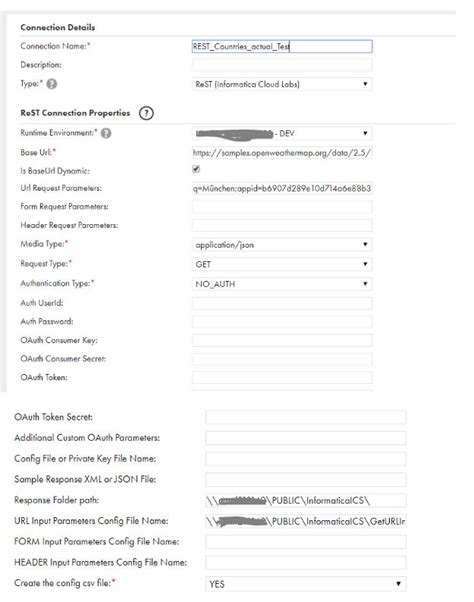 Informatica Cloud Ingest Data From Rest Api Into Azure Sql