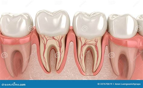 Teeth Inside The Mouth Showcasing The Growth Of A Wisdom Tooth