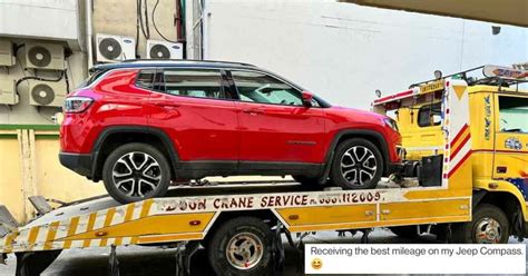 Jeep Compass Owner Jokes His Suv Offers ‘best Mileage As It ‘stays Mostly In Service Centre