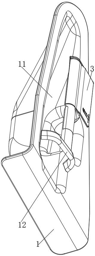 一种复合结构的汽车植绒门板的制作方法