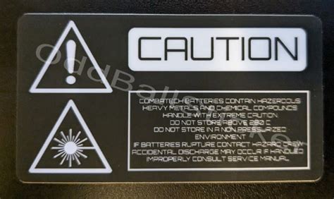 Starfield Combatech Equinox Energy Rifle Warning Sticker Etsy