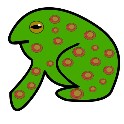 Green Toad Frog 19040260 Png