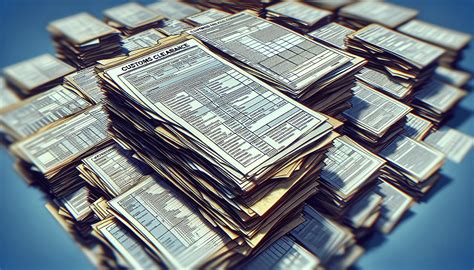 Customs Clearance Forms Isf Template