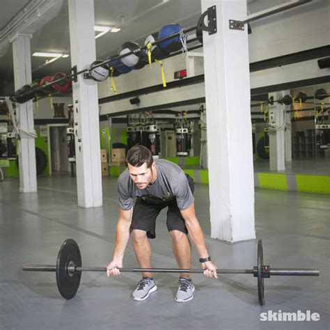 Bent Over Barbell Rows Reverse Grip
