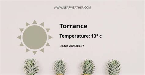 Torrance Weather Today 18° Mostly Cloudy — Forecast Nearweather