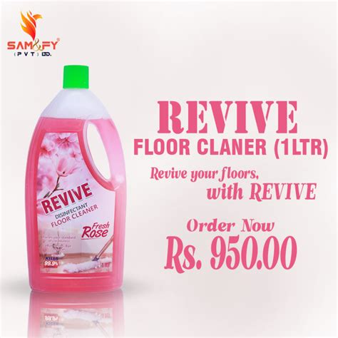 Revive Floor Cleaner 1l Powerful Shine And Freshness All Surface