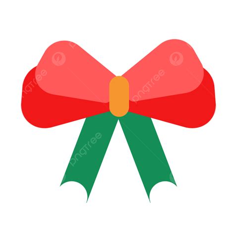 Cartoon Red Christmas Bow Png Vector Psd And Clipart With