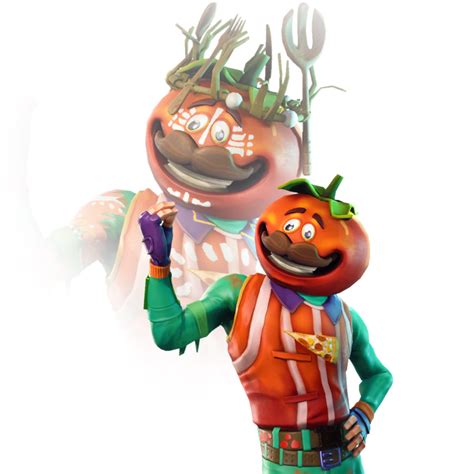 Fortnite Tomato Head Colorful Outfit Playable Avatar Video Game