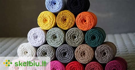 Macrame Virvė 100proc Medvilnė Makrame Virves Skelbiu Lt