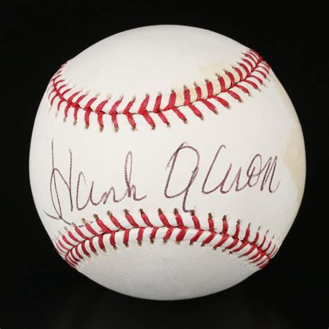 Willie Mays And Hank Aaron Signed Rawlings Official Major League