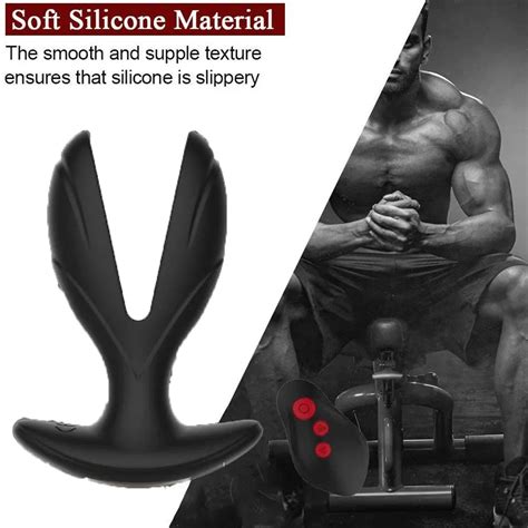Vibrating Anal Expander Plug Electric Shock Pulse Vibrator Prostate