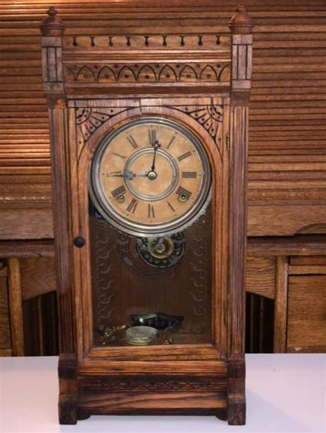 F Kroeber Antique American Clock All Original Etsy