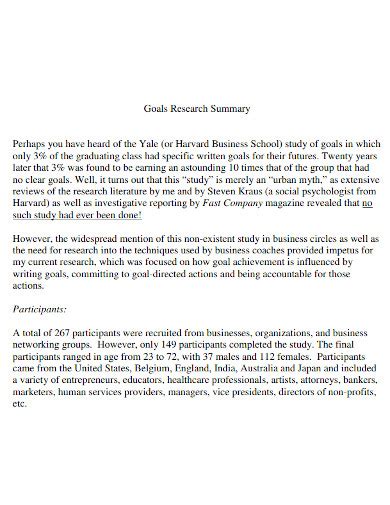 10 Research Paper Summary Examples To Download
