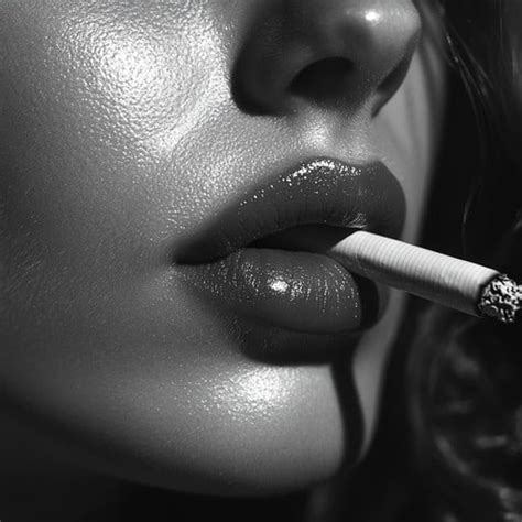 Free Glamorous Smoking Portrait Image Glamorous Smoking Woman