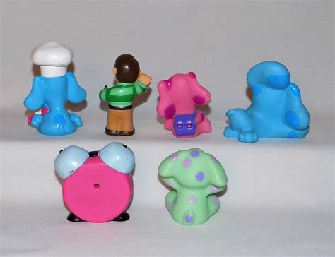 Blues Clues Steves House Playset 12 Figures Toy Blue Steve Polka Dot