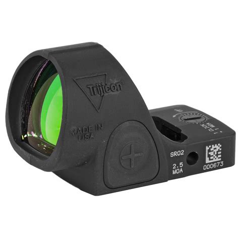 Trijicon Sro Adjustable Led Red Dot Sight 25moa Black Rooftop Defense