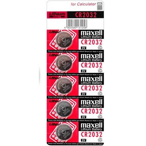 Maxell Cr2032 3V Lithium Coin Cell Battery at ₹ 14/piece | New Delhi ...