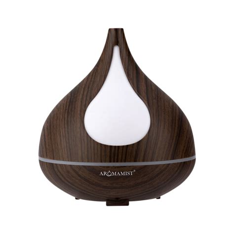Aromamist Ultrasonic Mist Diffuser Woodgrain Anise Purely Organic