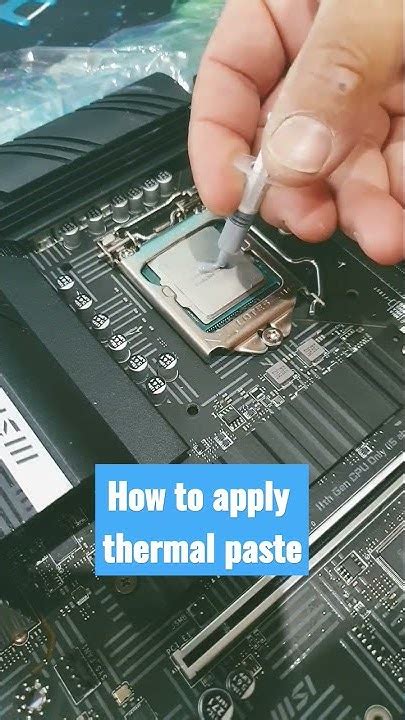 How To Apply Thermal Paste And How Much Do You Need Youtube