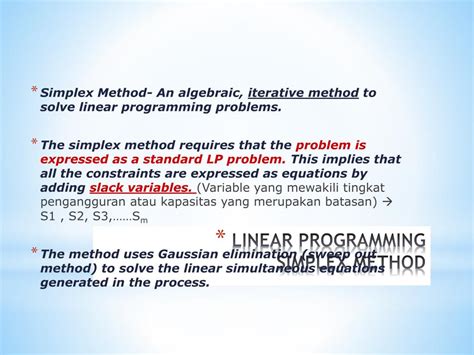 Ppt Metode Simplex Powerpoint Presentation Free Download Id2597785