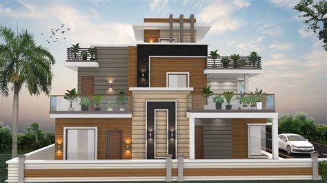 Pin By Sandeep Singh On Elevation Small House Design Exterior Cool House Designs Small House
