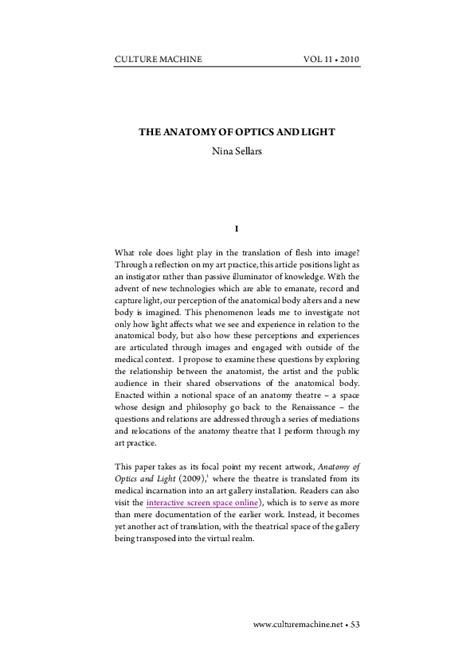 Pdf Anatomy Of Optics And Light