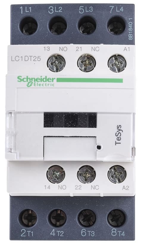 Schneider Electric Tesys D Lc1d 4 Pole Contactor 25 A 24 V Ac Coil