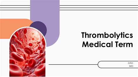 Thrombolytics Medical Term Ppt Mockup Acp Ppt Example