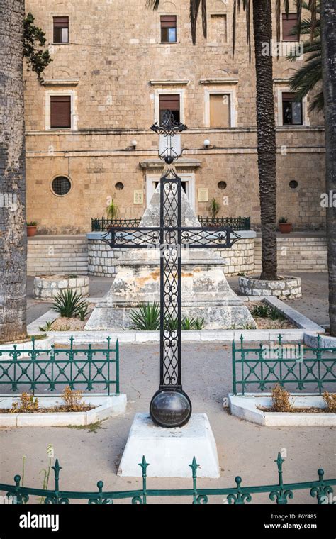 The Stella Maris Carmelite Monastery Church And Cross Exterior In Haifa
