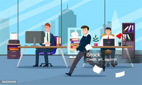 사무실에서 일하는 사업가 팀워크 개념 서류 벡터 일러스트 레이 션 개념에 대한 스톡 벡터 아트 및 기타 이미지 개념 개념과 주제 경영자 Istock