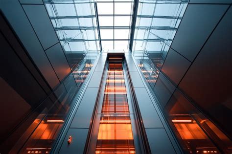 Highspeed Elevator System Ar Generative Ai Premium Ai Generated Image